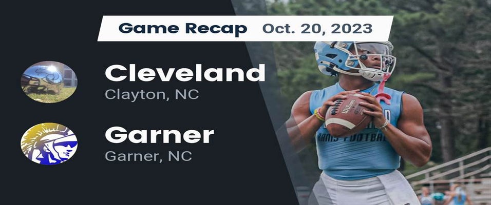 Garner vs Cleveland | Football | 10/20/2023