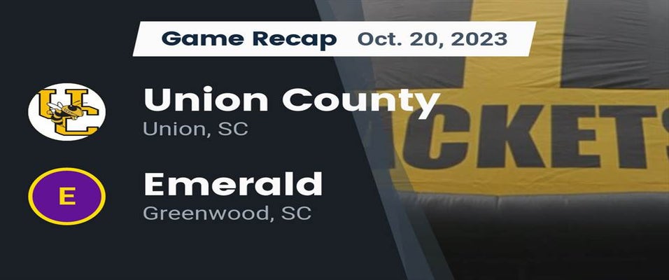 Emerald vs Union County | Football | 10/20/2023
