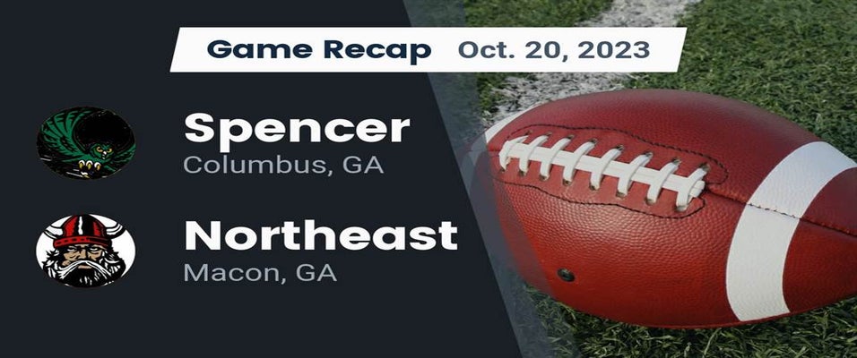 Spencer vs Northeast | Football | 10/20/2023