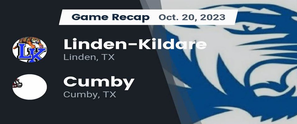 Linden-Kildare vs Cumby | Football | 10/20/2023