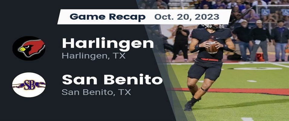 Harlingen vs San Benito | Football | 10/20/2023