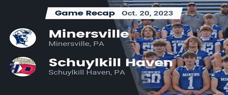 Minersville vs Schuylkill Haven | Football | 10/20/2023