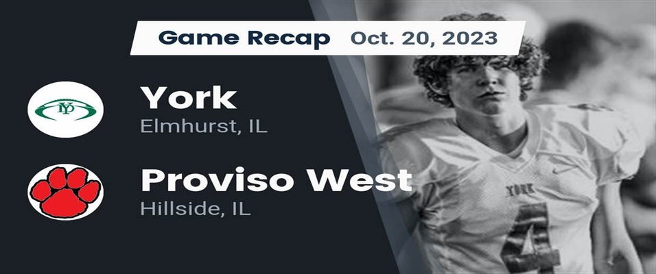 Proviso West vs York | Football | 10/20/2023