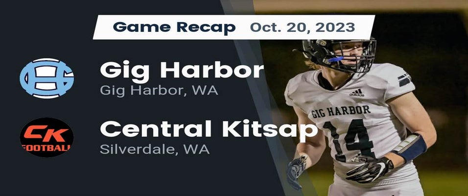 Central Kitsap vs Gig Harbor | Football | 10/20/2023