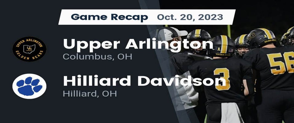 Hilliard Davidson vs Upper Arlington | Football | 10/20/2023