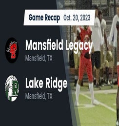 Mansfield Legacy vs Duncanville | Football | 11/2/2023