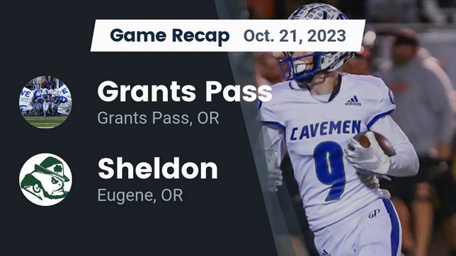 Football Game Recap: Grants Pass Cavemen vs. Sheldon Irish