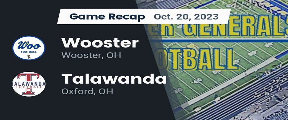 Talawanda vs Wooster | Football | 10/20/2023