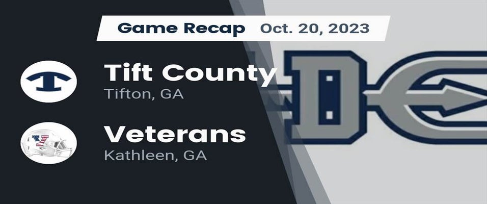 Tift County vs Veterans | Football | 10/20/2023