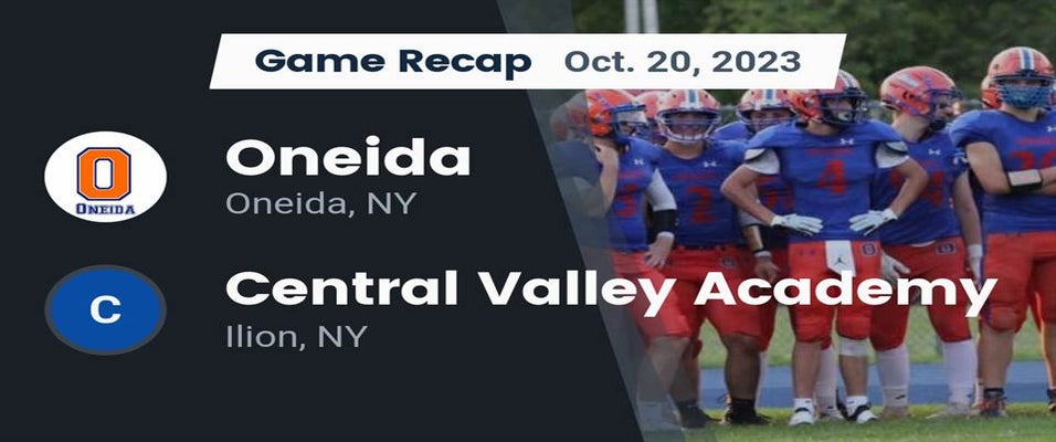 Oneida vs Central Valley Academy | Football | 10/20/2023