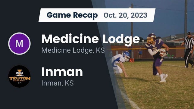 Football Game Recap: Inman Inman Teutons vs. Medicine Lodge Indians