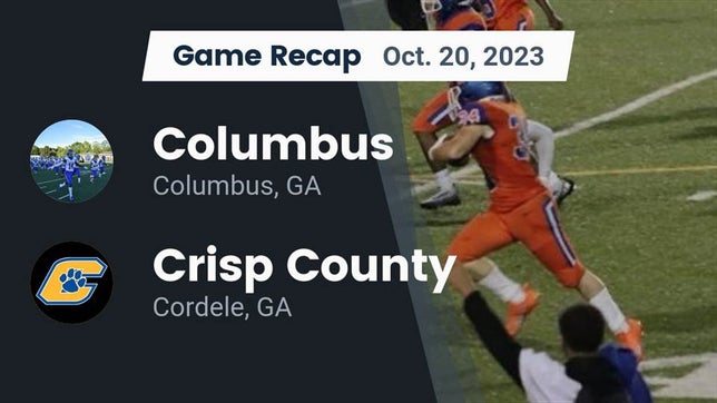 Football Game Recap: Columbus Blue Devils vs. Crisp County Cougars