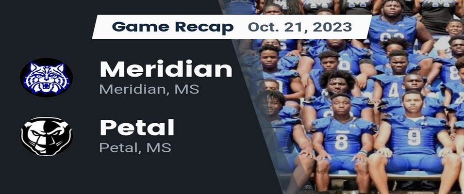 Petal vs Meridian | Football | 10/20/2023