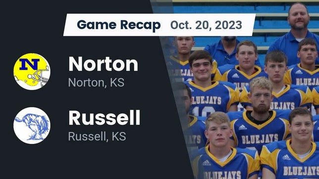 Football Game Recap: Cimarron Bluejays vs. Norton Bluejays