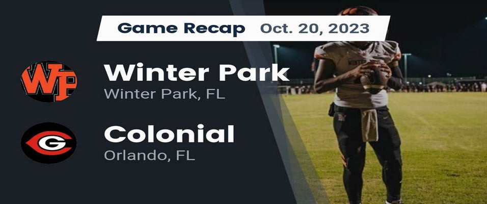 Colonial vs Winter Park | Football | 10/20/2023