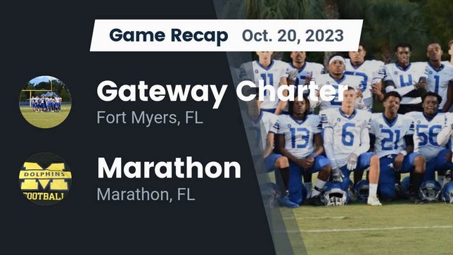 Football Game Recap: Gateway Charter Griffins vs. Marathon Dolphins