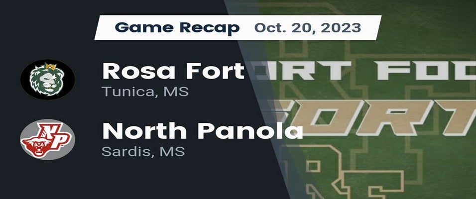 Rosa Fort vs North Panola | Football | 10/20/2023