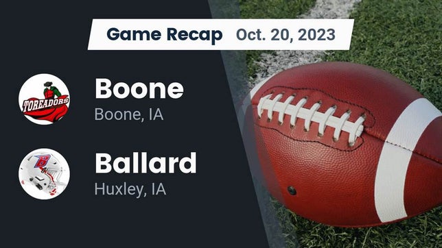 Football Game Recap: Boone Toreadors vs. Ballard Bombers