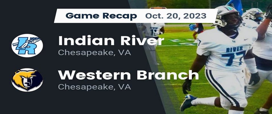 Western Branch vs Indian River | Football | 10/20/2023
