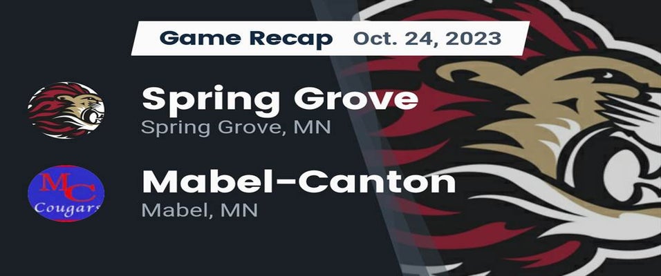 Mabel-Canton vs Spring Grove | Football | 10/24