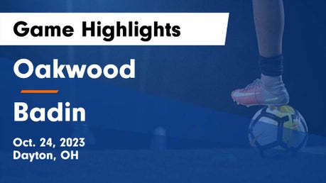 Oakwood vs Tippecanoe | Soccer | 10/28/2023