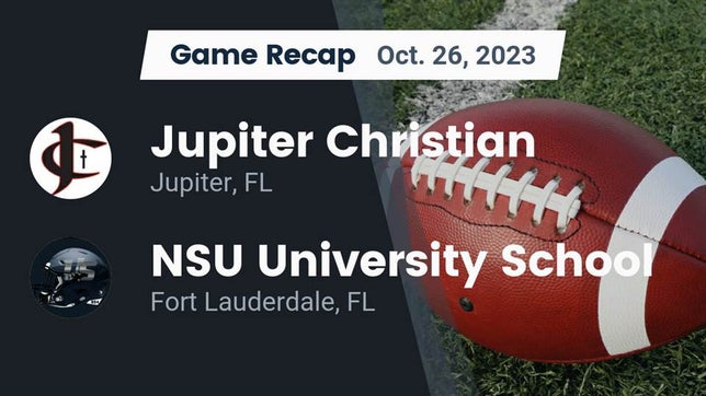Football Game Recap: NSU University Sharks vs. Jupiter Christian Eagles