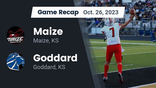 Football Game Recap: Maize Eagles vs. Goddard Lions