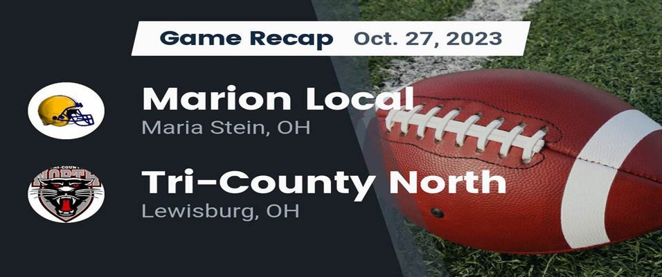 Tri-County North vs Marion Local | Football | 10/27/2023