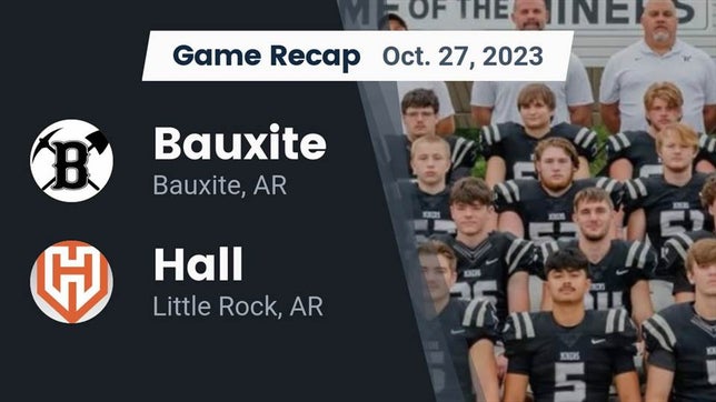 Football Game Recap: Hall Warriors vs. Bauxite Miners