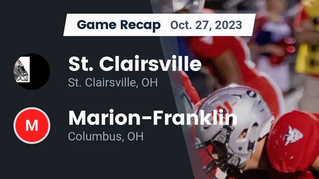 Football Game Recap: St. Clairsville Red Devils vs. Bishop Hartley Hawks