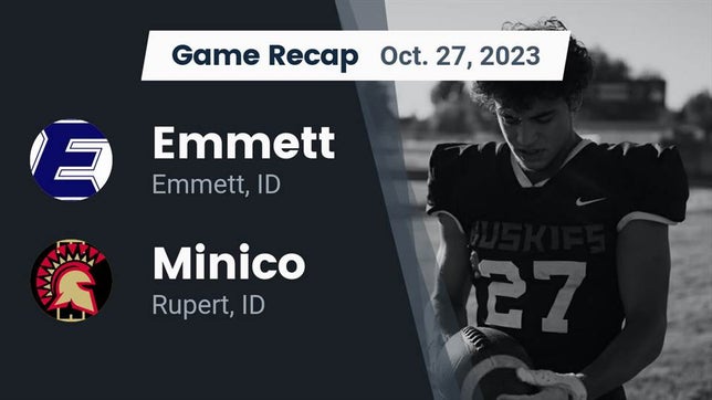 Football Game Recap: Emmett Huskies vs. Minico Spartans