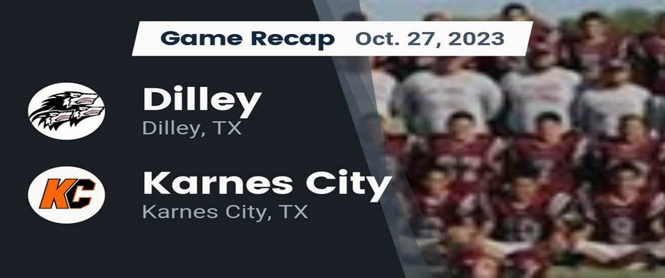 Karnes City vs Dilley | Football | 10/27/2023