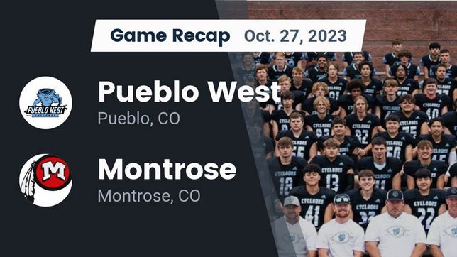Football Game Recap: Montrose Red Hawks vs. Pueblo West Cyclones