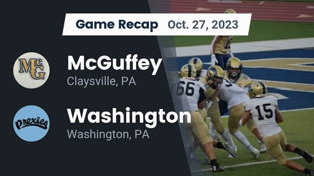 Football Game Recap: Washington Prexies vs. McGuffey Highlanders