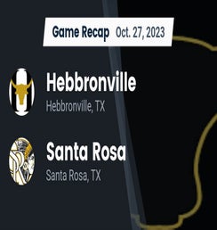 Hebbronville vs Poth | Football | 11/10/2023