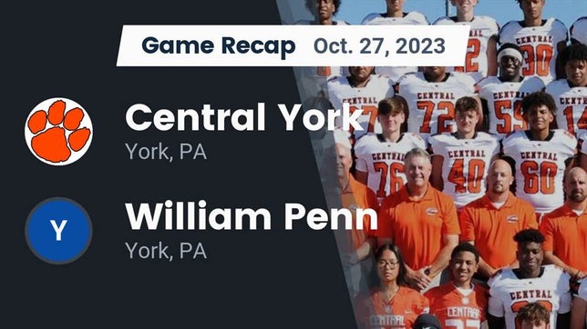 Football Game Recap: Central York Panthers vs. Central Dauphin Rams