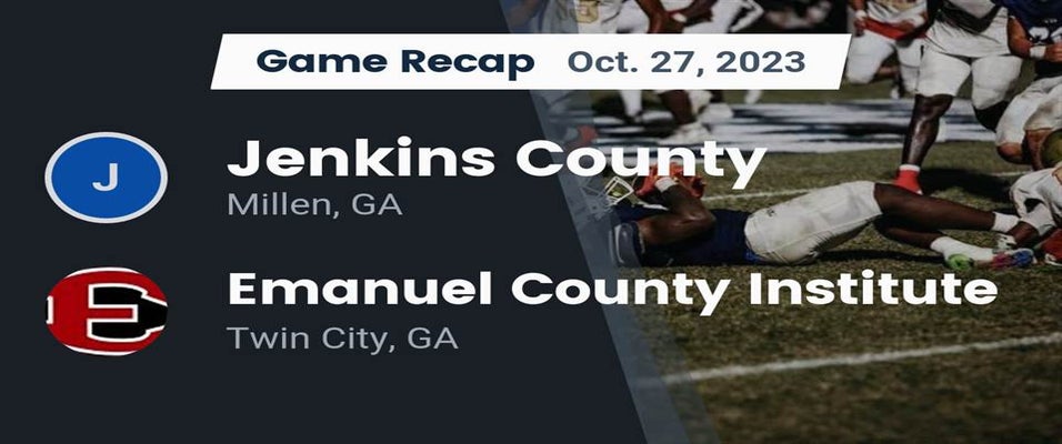 Emanuel County Institute vs Jenkins County | Football | 10/27/2023