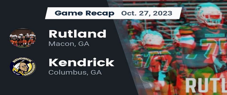 Kendrick vs Rutland | Football | 10/27/2023