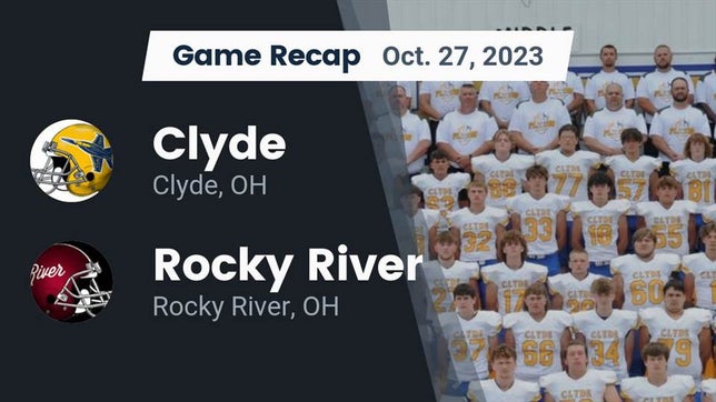 Football Game Recap: Clyde Fliers vs. Rocky River Pirates