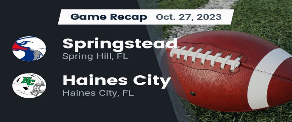 Springstead vs Haines City | Football | 10/27/2023