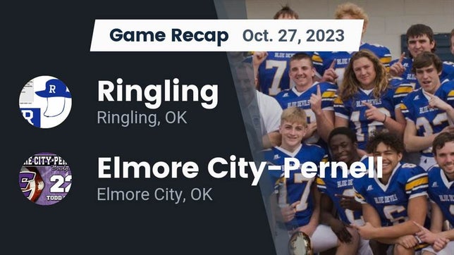 Football Game Recap: Ringling Blue Devils vs. Elmore City-Pernell Badgers
