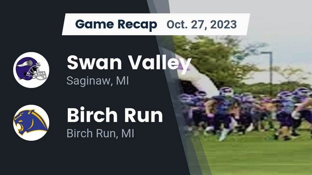 Football Game Recap: Birch Run Panthers vs. Swan Valley Vikings
