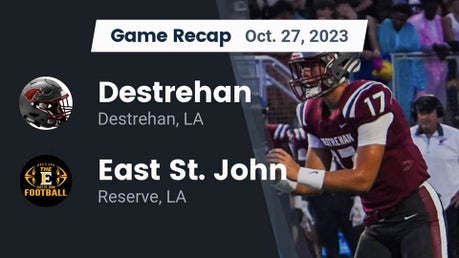 Destrehan vs Central Lafourche | Football | 10/6/2023