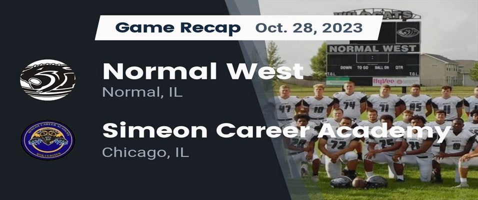 Simeon vs Normal West | Football | 10/28/2023
