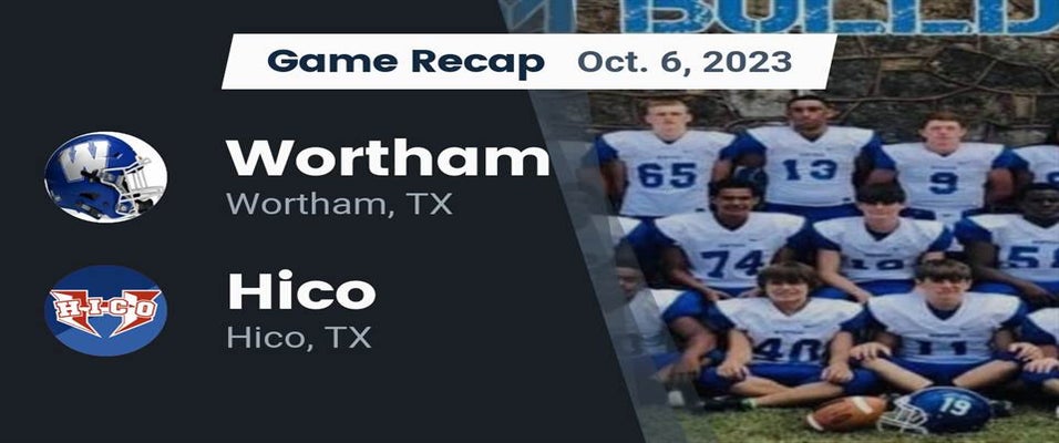 Hico vs Wortham | Football | 10/6/2023