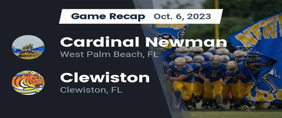 Cardinal Newman vs Clewiston | Football | 10/6/2023