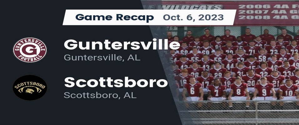 Scottsboro vs Guntersville | Football | 10/6/2023