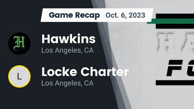 Football Game Recap: Rancho Dominguez Lobos vs. Hawkins Hawks