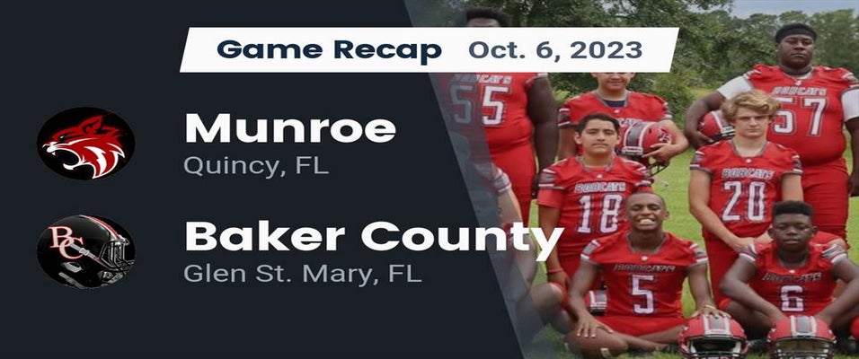 Munroe vs Baker County | Football | 10/6/2023