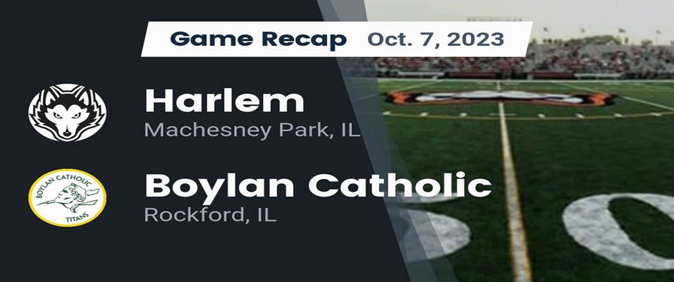 Boylan Catholic vs Harlem | Football | 10/6/2023